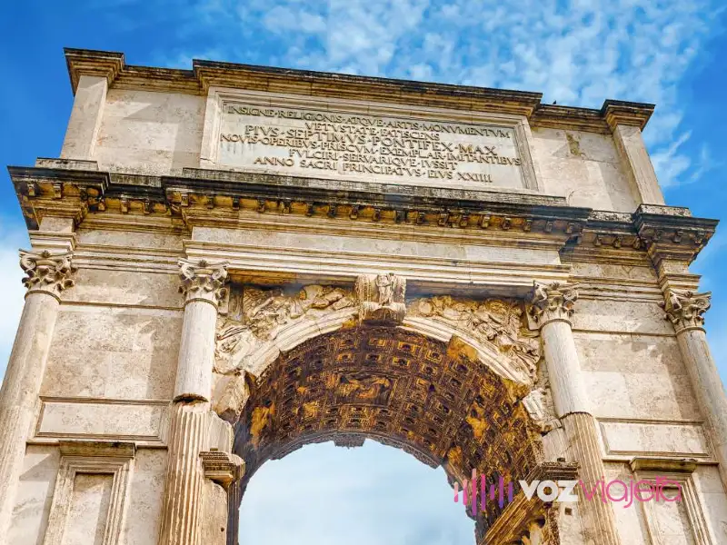 【Audioguía Gratis de Arco de Tito en Roma 】 » Voz Viajera Audioguías Gratis